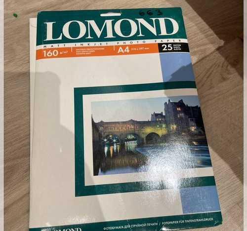 Lomond a4 и pe-coated