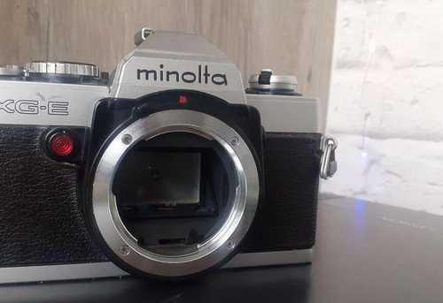 Плёночный фотоаппарат minolta xg-e