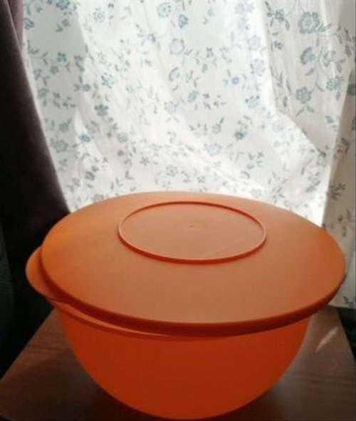 Tupperware часа миска на 4.3 литра оранжевый цвет