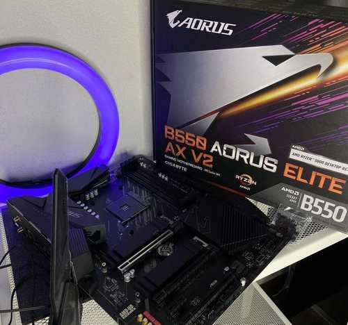 Материнская плата gigabyte B550 aorus elite AX V2