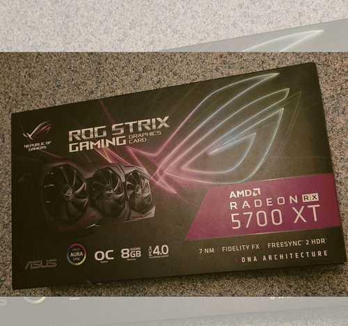 Видеокарта rx 5700 xt