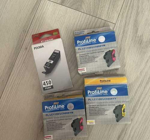 Катридж profiline lc1100 3 шт