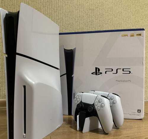 Sony playstation 5 ps5 с дисководом 2 джойстика