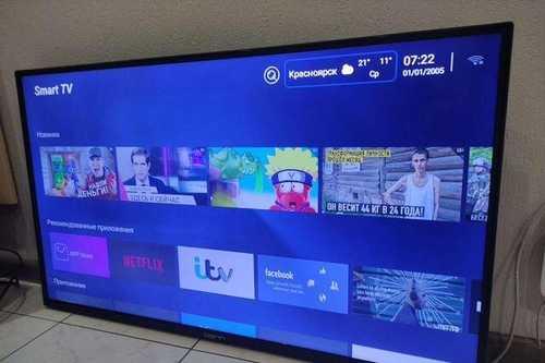 Телевизор Denn led 40 дюймов, Smart android tv