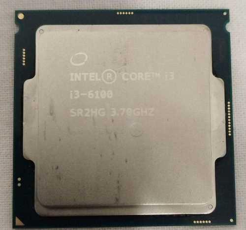 Процессор intel core i3 6100