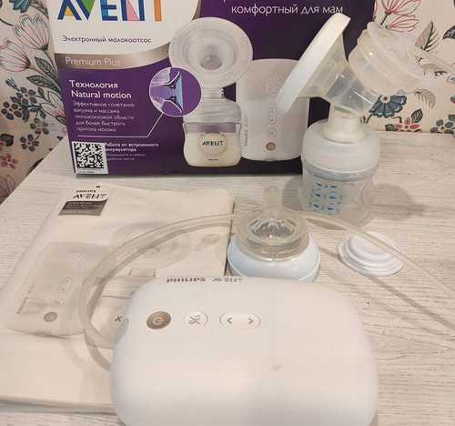 Электронный молокоотсос philips avent