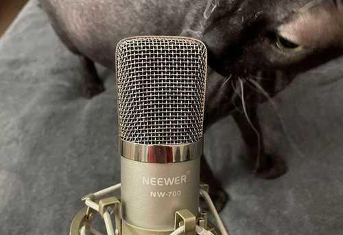 Микрофон для пк с кронштейном neewer nv-700