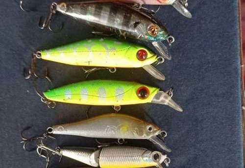 Воблеры zip baits, pontoon21, jackall, strike pro