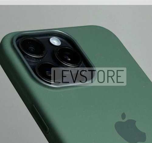 Чехол Silicone Case на iPhone 15/Pro/Max Cypress