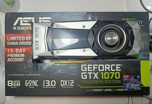 Видеокарта Asus GeForce GTX 1070 Founders Edition