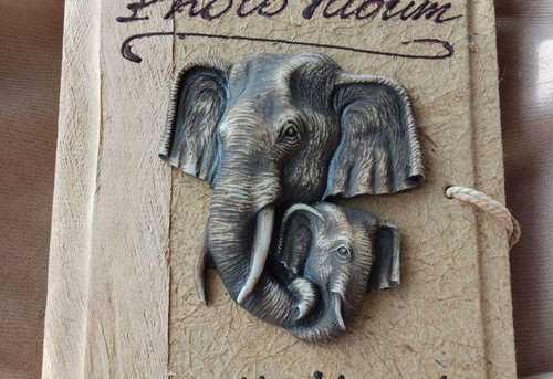 Фотоальбом сувенирный слоны