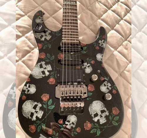 ESP LTD M-200 SR Limited Skulls Roses 2008