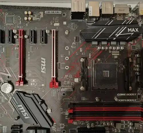 Материнская плата Msi b450 gaming plus max