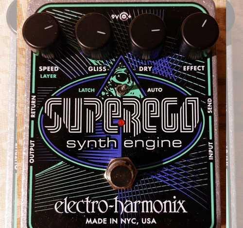 Гитарная педаль EHX Superego synth engine