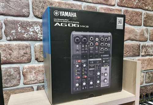 Yamaha AG06 MK2 пульт микшерный