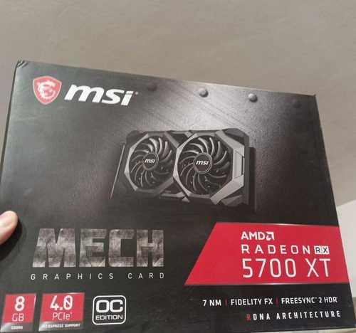 Видеокарта msi rx 5700 xt mech