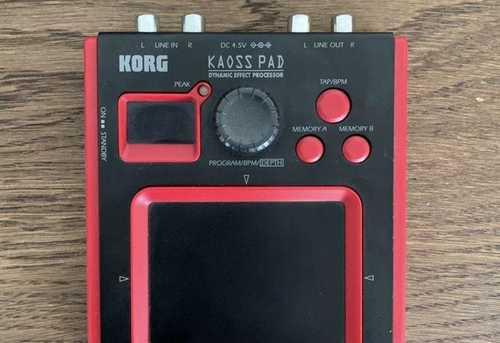 Korg mini kaoss pad (mini kp) процессор эффектов