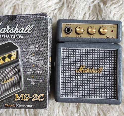 Гитарный комбоусилитель Marshall Ms-2c Micro Amp