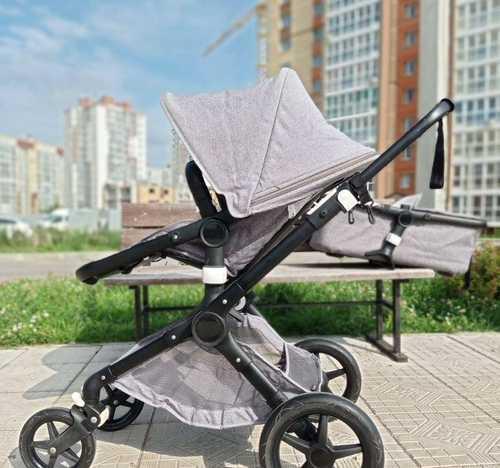 Коляска bugaboo fox 2 в 1 серая