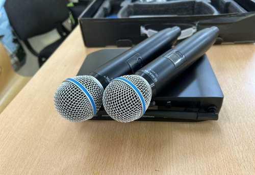 Радиосистема вокальная G-Mark и Shure glxd-4