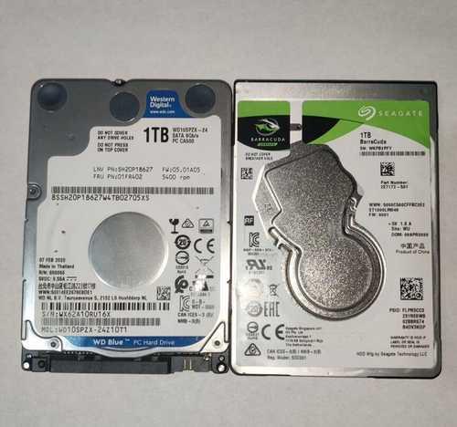 HDD 2.5 1 TB WD, 1 TB Seagate