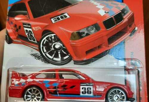 BMW E36 M3 Race красная Hot Wheels 1:64
