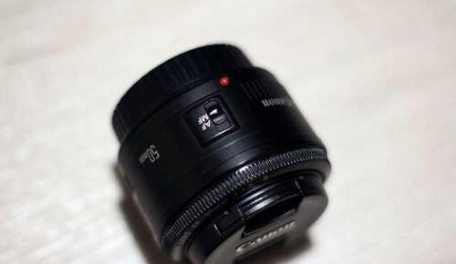 Объектив Canon EF 50mm 1.8 II
