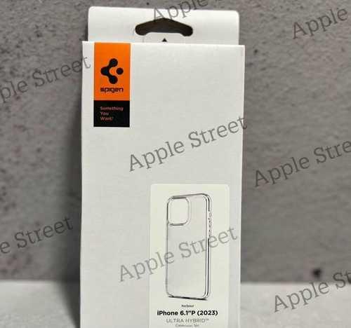 Чехол spigen hybrid iPhone 15 PRO frost clear