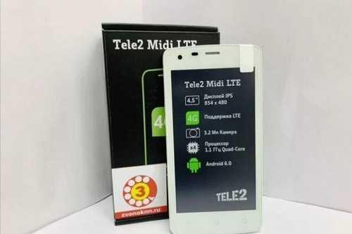 Смартфон Tele2 Midi LTE (0590) новый