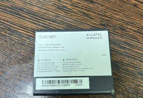 Аккумулятор Alcatel 5015D 5038D Tli018D1 оригинал