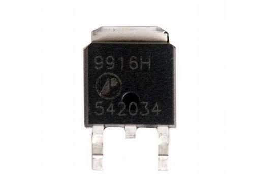 Микросхема N-MOSFET AP9916H T0-252 AP9916H, б/у