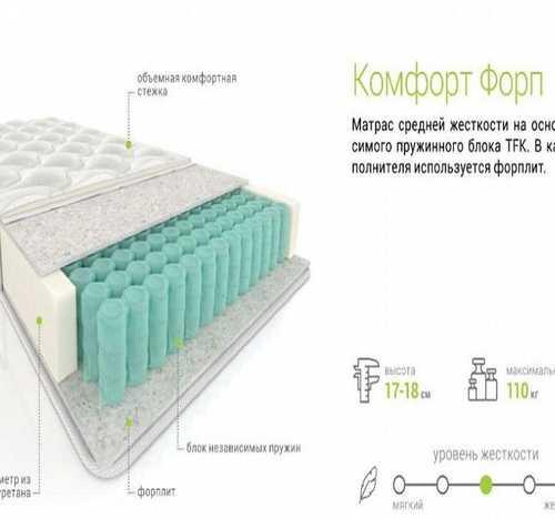 Матрас новый ортопедический 160х200 Р А С П Р О Д