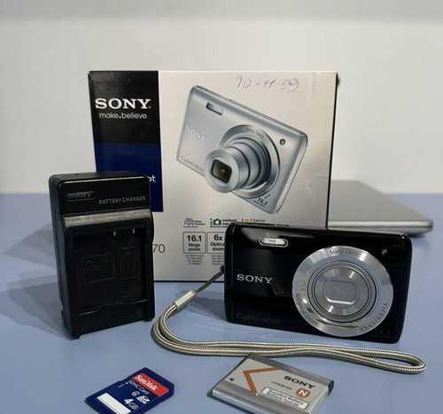 Компактный фотоаппарат sony cyber shot dsc w670