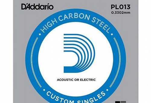 D'Addario PL013 Отдельная струна сталь.013