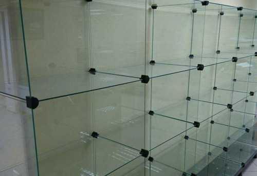 Ветрина стеклянная (кубы 30*40 см.) цена 1 стекло
