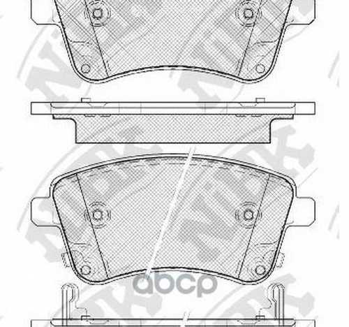 Тормозные колодки KIA LP2203 GDB3509 PN0703 NiBK