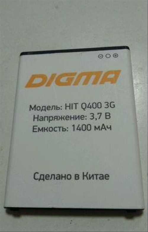 Аккумулятор Digma HIT Q400