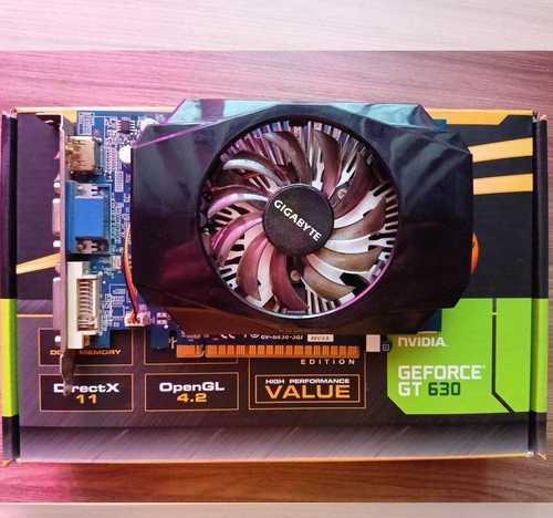 Видеокарта GigaByte GeForce GT 630 2048MB