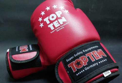 Боксерские перчатки TOP TEN Red