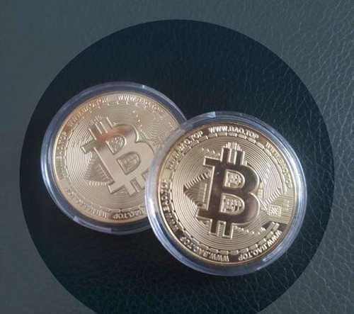 Монета сувенирная Биткоин / Bitcoin