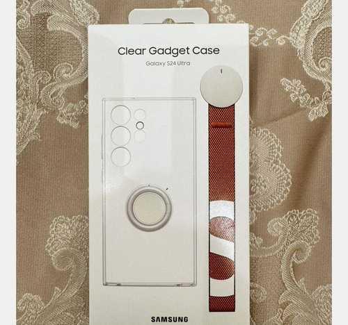 Samsung Clear Gadget Case на S24 Ultra