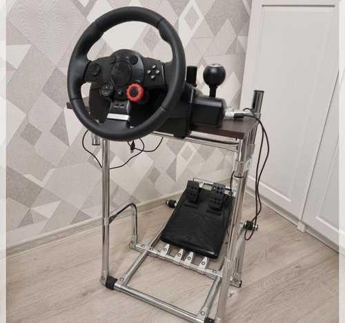 Руль logitech driving force gt