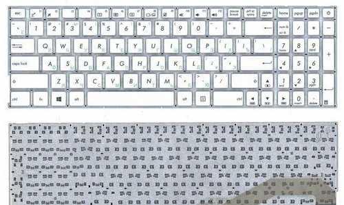 Клавиатура для Asus X540 X540CA X540SA белая