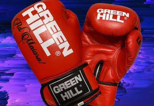 Боксерские перчатки green hill