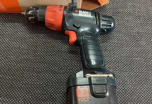 Шуруповерт black decker