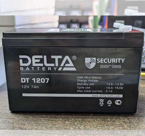 Аккумулятор Delta DT 1207