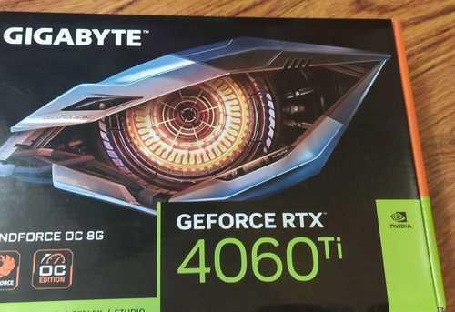 Новая Gigabyte RTX4060Ti Windforce OC