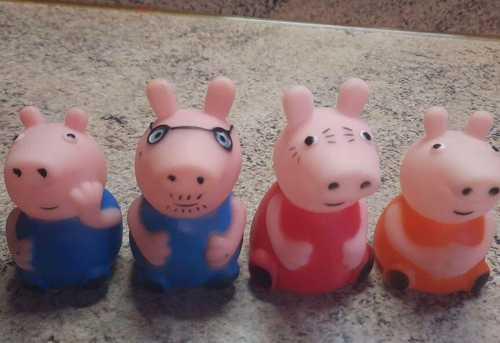 Резиновая игрушка Свинка Пеппа (набор)