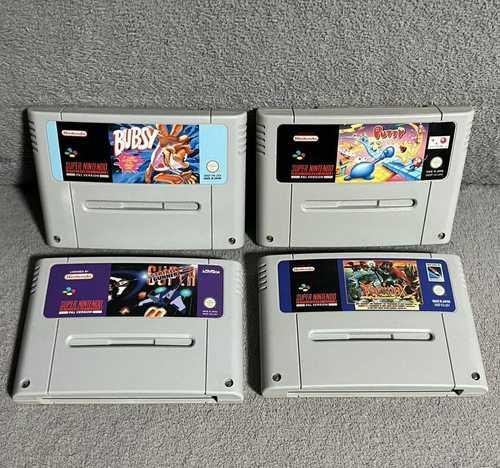 Картриджи snes