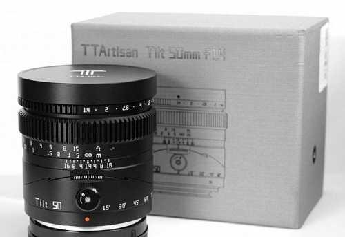 TTartisan 50mm F1.4 Tilt Full Frame для Sony E